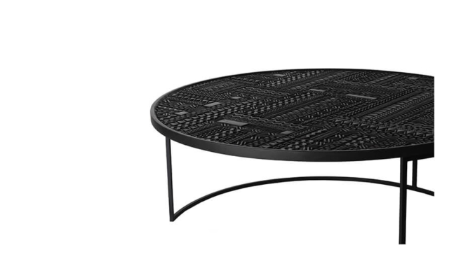 Ancestors Tabwa Round Nesting Coffee Table Set of 3 | Cuchi