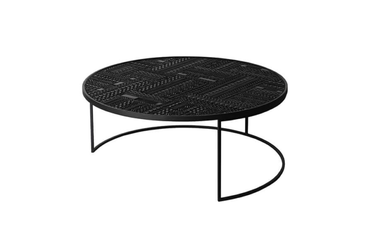 Ancestors Tabwa Round Nesting Coffee Table Set of 3 | Cuchi