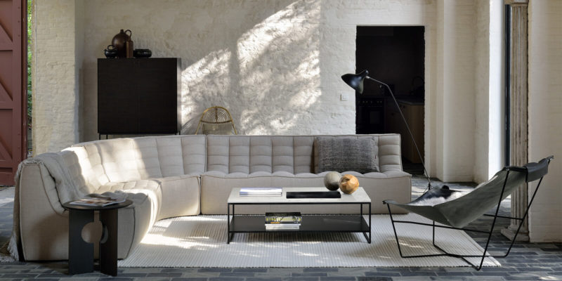 Ethnicraft Hugo Modular Sofa - 3 Seater - Beige | Cuchi Furniture