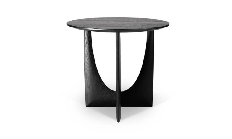 Ethnicraft Geometric Side Table | Black Oak | Cuchi Furniture