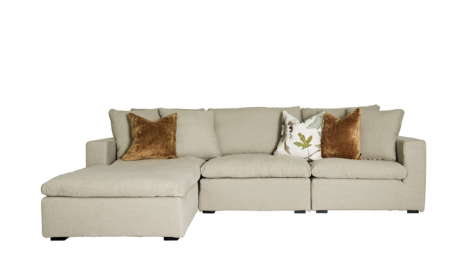 Kobe Corner Sofa | Hemp| Cuchi Auckland