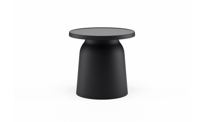 Milo Outdoor Side Table - Black - Cuchi
