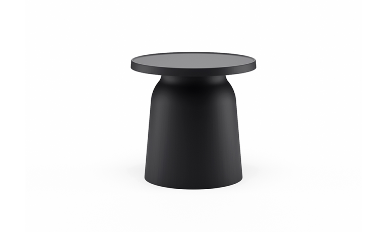Milo Outdoor Side Table - Black - Cuchi