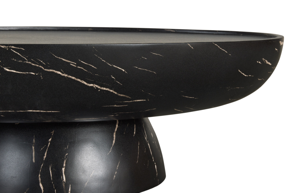 Tribeca Oval Coffee Table - Nero - Cuchi