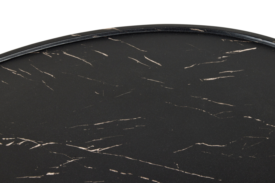 Tribeca Oval Coffee Table - Nero - Cuchi