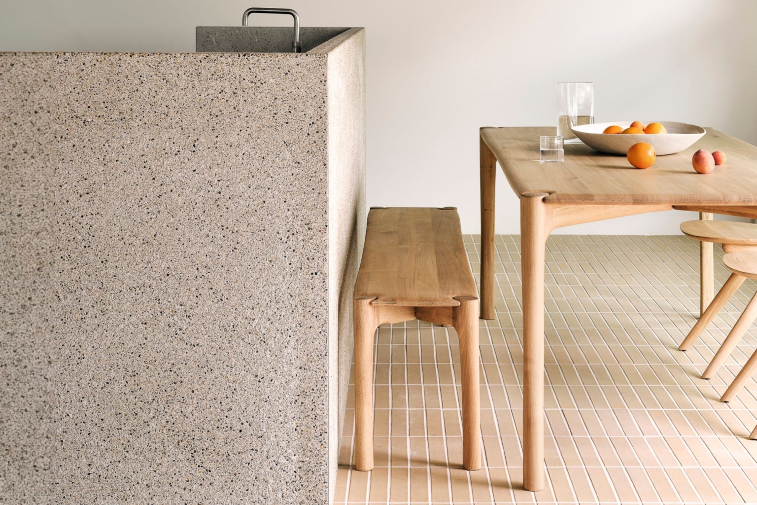 Ethnicraft PI Oak Bench 166cm | Dining Benches | Cuchi Furniture