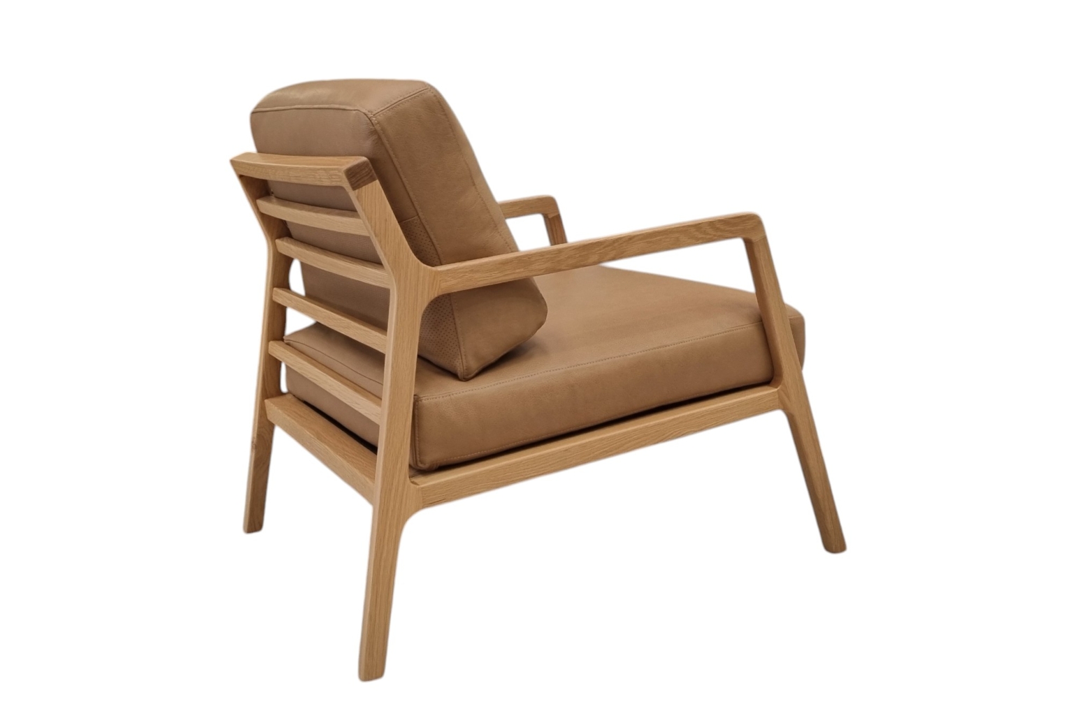 Sketch Nysse Chair | Natural & Pecan Leather | Cuchi Furniture